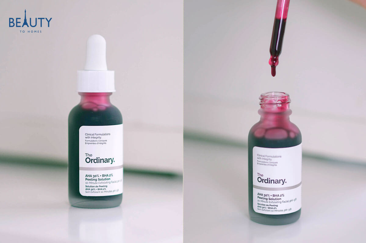 รีวิว มาส์กเลือดแดงแนนโน๊ะ ORDINARYAHA 30% + BHA 2% Peeling